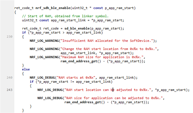 ram resource requirements - Nordic Q&A - Nordic DevZone - Nordic DevZone