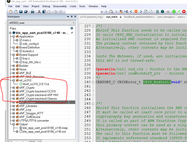 Code Running Exception When Used Crysrndinit Nordic Qanda Nordic Devzone Nordic Devzone
