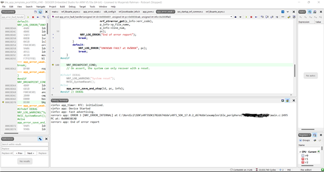 Error 3 [nrf Error Internal] Nrf Libuarte Async Init Nordic Qanda