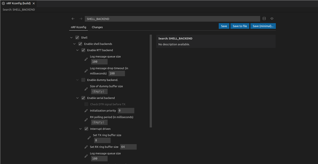 Difficulties directing shell to both RTT and UART backend - Nordic Q&A - Nordic DevZone - Nordic ...