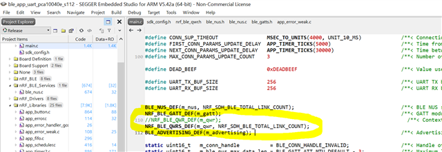 Run multiperipheral of NUS in nRF52810 - Nordic Q&A - Nordic DevZone - Nordic DevZone