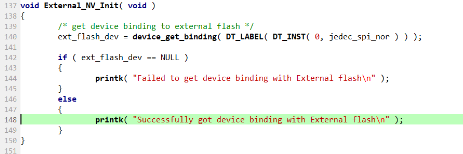 Timer issue with getting external flash binding - Nordic Q&A - Nordic DevZone - Nordic DevZone