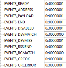 EVENTS_DEVMATCH never seen active, and invalid ACCESS CODE possibly ...