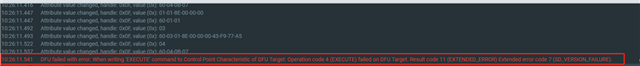 Using the S340 protocol stack to DFU 52840, the SD_VERSION_FAILURE ... Using the S340 protocol stack to DFU 52840, the SD_VERSION_FAILURE ...