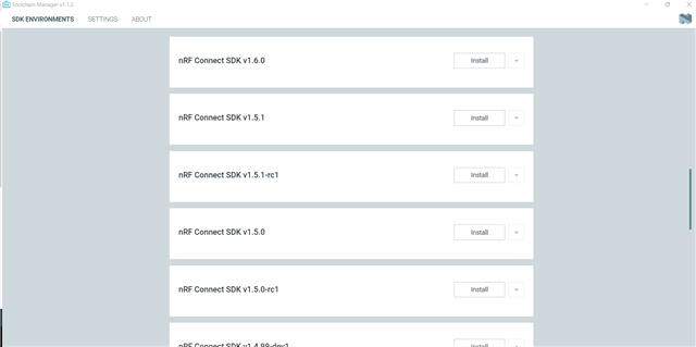 Nrf Connect Sdk V1 5 2 In Toolchain Manager V1 1 3 Nordic Qanda Nordic Devzone Nordic Devzone