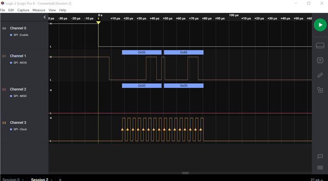 NVM process on SPI bus seems to be interfered with during BLE_GATTS_EVT_WRITE event - Nordic Q&A ...