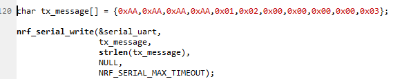 Not Receiving Whole Hex Array Serial Communication Nordic Qanda Nordic Devzone Nordic Devzone