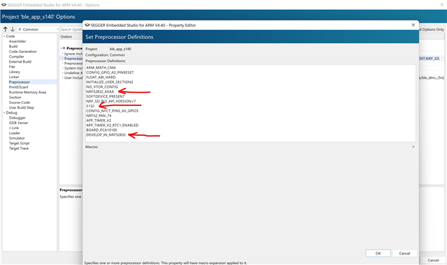 Porting project from NRF52833 to NRF52832 - Nordic Q&A - Nordic DevZone - Nordic DevZone