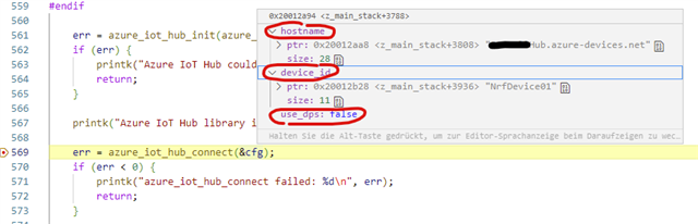 AZURE IoT Hub Demo on nRF9160: Error -111 - Nordic Q&A - Nordic DevZone - Nordic DevZone