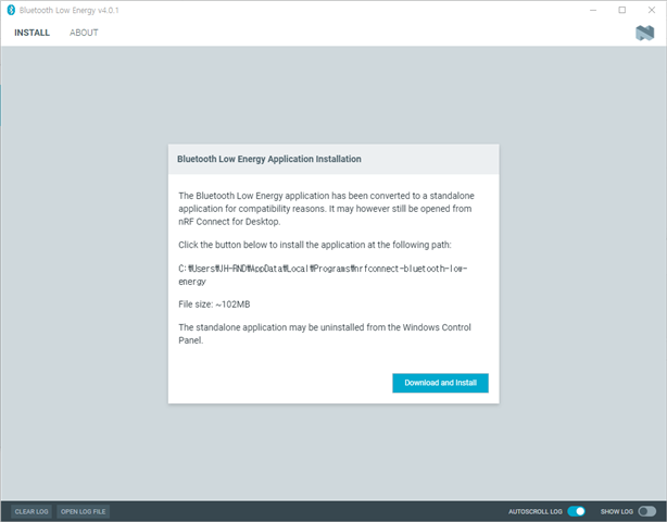 Nrf Connent For Desktop Blutetooth Low Energy Standalone V4 0 0 Doen Work Nordic Qanda Nordic