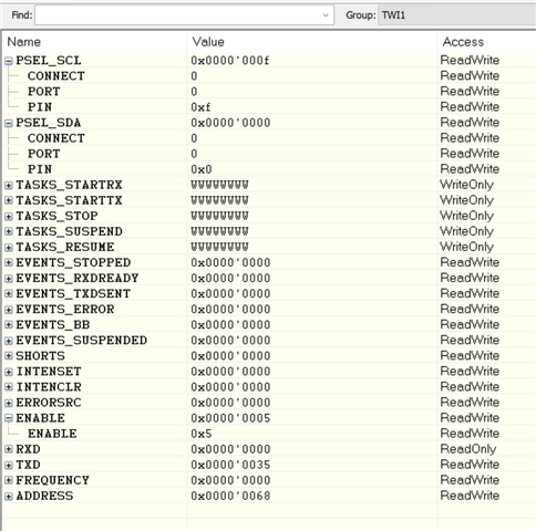 A problem with I2C on NRF52840 using Instance NRF_TWI1 - Nordic Q&A - Nordic DevZone - Nordic ...