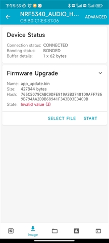 NRF5340 AUDIO FOTA FAILED - Nordic Q&A - Nordic DevZone - Nordic DevZone