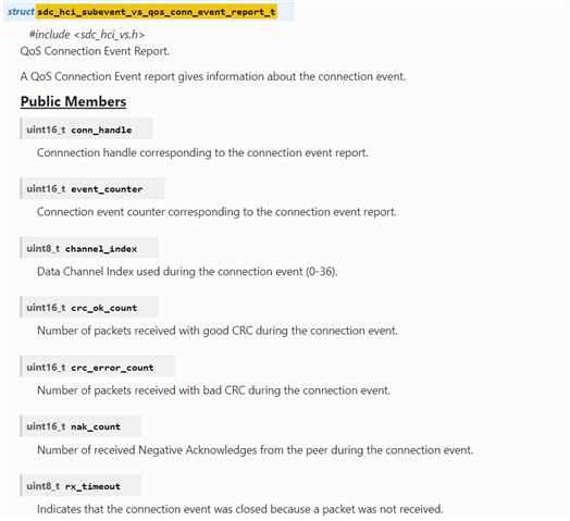 count retransmissions when in BLE - Nordic Q&A - Nordic DevZone - Nordic DevZone