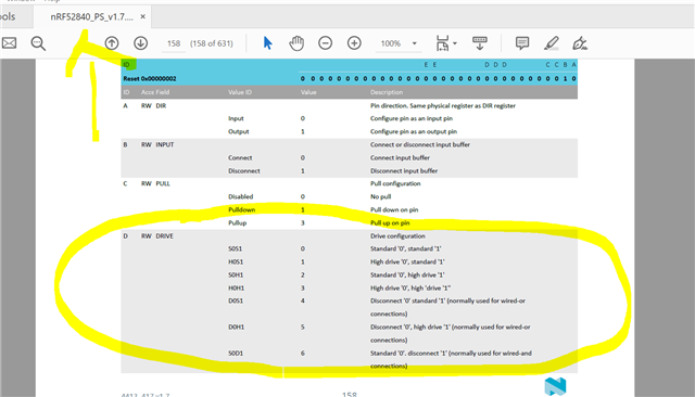 What are the nRF52840 output drive modes mean - Nordic Q&A - Nordic DevZone - Nordic DevZone