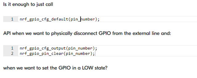nRF51822: avoid leakage through GPIO - Nordic Q&A - Nordic DevZone ... nRF51822: avoid leakage through GPIO - Nordic Q&A - Nordic DevZone ...