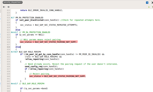[nrf52833] Bonding Again With Already Bonded Central Fails Nordic Qanda Nordic Devzone