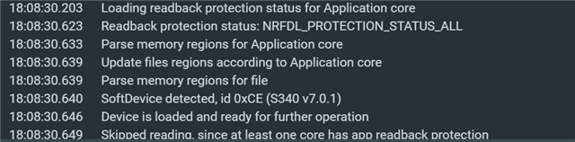 I can't write softdevice S340 7.0.1 to nrf52840 PCA 15600 board through nrf Programmer v3.0.4 ...