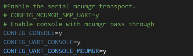 Issue Initializing Uart After Enabling Mcumgr Serial Transport Nordic Qanda Nordic Devzone