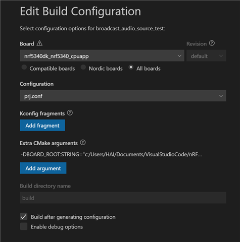 NRF5340 nrfconnect SDK - Nordic Q&A - Nordic DevZone - Nordic DevZone