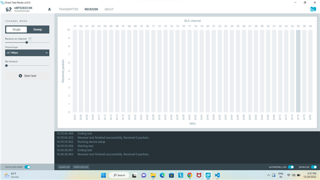 Nrf52833 Not Detected In Any Nrf Mobile Application And Wirelessly Nordic Qanda Nordic Devzone