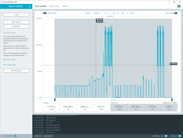 Ppk2 Power Profiler V3 5 3 Misaligned Samples Nordic Qanda Nordic Devzone Nordic Devzone