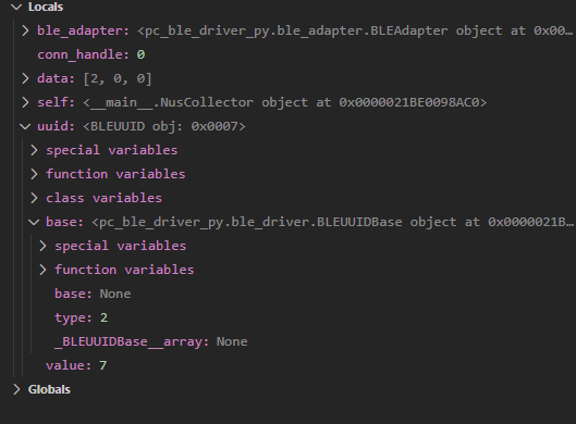 Pc Ble Driver Py Not Returning Base Uuid For On Notification Callback Nordic Qanda Nordic
