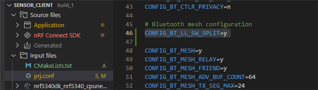 nrf5340dk as sensor client in a mesh network gives two errors - Nordic Q&A - Nordic DevZone ...