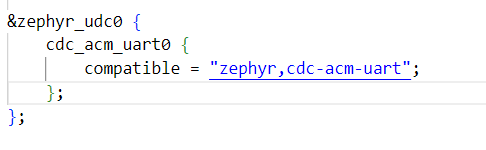 Missing dependencies: DT_HAS_ZEPHYR_CDC_ACM_UART_ENABLED - Nordic Q&A - Nordic DevZone - Nordic ...