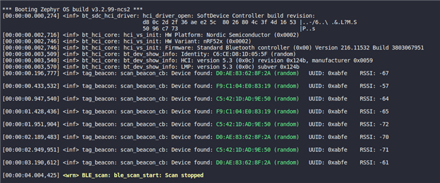 nRF52840DK bt_le scanning with duplicated filter does not work. - Nordic Q&A - Nordic DevZone ...