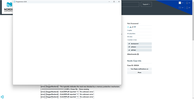 Application flashing issue in Thingy91 board. - Nordic Q&A - Nordic DevZone - Nordic DevZone