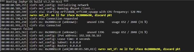 Wifi behavior different depending on single or multi core - Nordic Q&A - Nordic DevZone - Nordic ...
