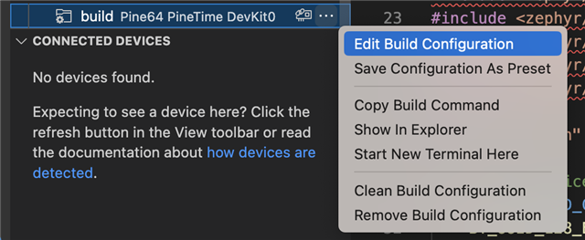 Pinetime Board For Nrf Connect Vscode Add In Nordic Qanda Nordic Devzone Nordic Devzone