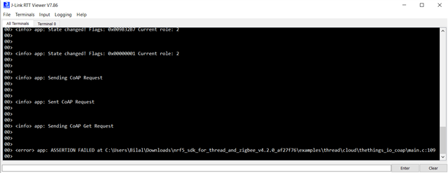 Coap Observe Option With Coap Get Request In Nrf5 Sdk With Openthrea Nordic Qanda Nordic