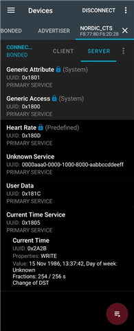 Development of nRF52832 BLE CTS - Nordic Q&A - Nordic DevZone - Nordic DevZone