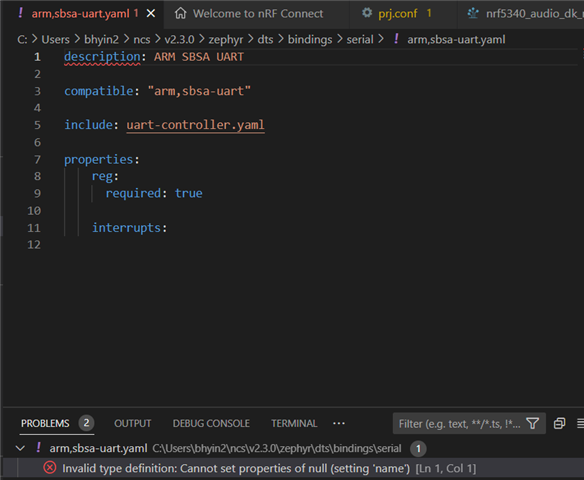 Compile error in the nRF Connect SDK - Nordic Q&A - Nordic DevZone - Nordic DevZone