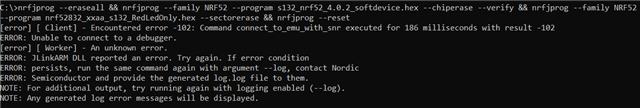 Issue Flashing Nordic Thingy 52 Nordic Qanda Nordic Devzone Nordic Devzone 6848
