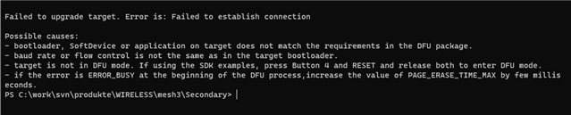 Dfu Works With Debug Mode But Not With Release Mode Nordic Qanda Nordic Devzone Nordic Devzone