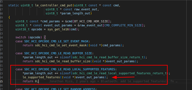 Why Not Support The Ble Connection Parameters Request In Nrf Connect Sdk For Nrf5340 And Nrf