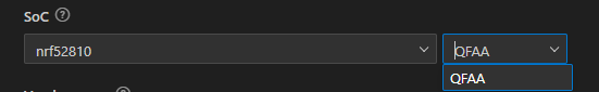 Nrf52810 Qcaa Not Supported By Nrf Connect Sdk Nordic Qanda Nordic Devzone Nordic Devzone
