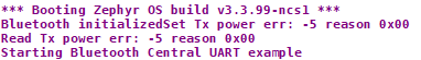 nrf52840 - CODED PHY and NUS Central and Peripheral not communicating. Transmit power setting ...