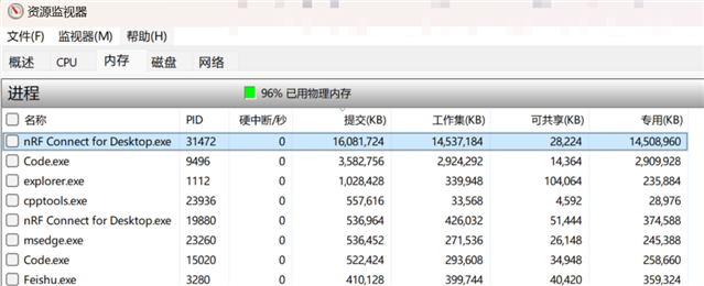 About Nrf Connect And Ppk2 Get Terrible Memory Leak For Pc Usage Win11 Nordic Qanda Nordic