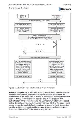 LESC OOB pairing by scanning matrix code on peripheral - Nordic Q&A - Nordic DevZone - Nordic ...