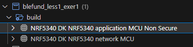 Can't run blefund_less1_exer1 on NRF5340 - Nordic Q&A - Nordic DevZone - Nordic DevZone