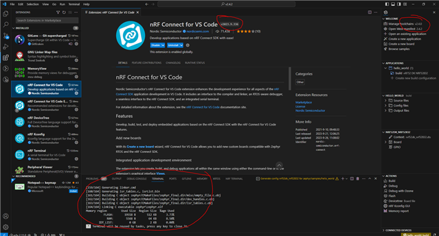 Vs Code Keeps Loading On The Build File After Building Nordic Qanda Nordic Devzone Nordic 