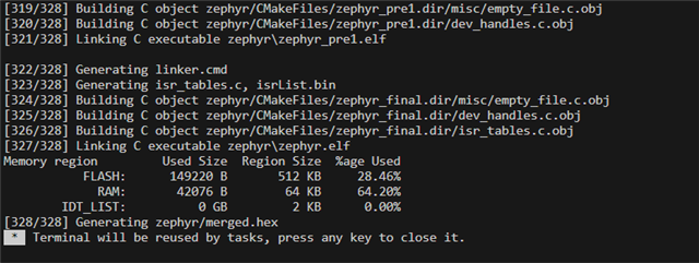 Vs Code Keeps Loading On The Build File After Building Nordic Qanda Nordic Devzone Nordic