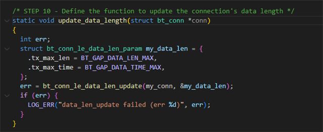 How To Update Rrx Max Len Using Data Length Updated Event Nordic Qanda Nordic Devzone