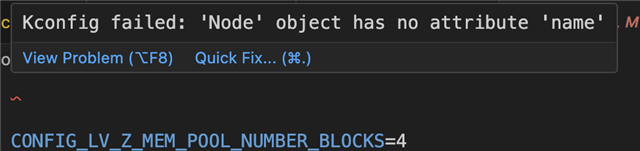 Kconfig failed: 'Node' object has no attribute 'name' when updating nRF ... Kconfig failed: 'Node' object has no attribute 'name' when updating nRF ...