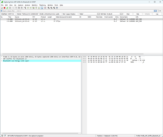 Wireshark not capturing Bluetoorth LE data packets (but does show ... Wireshark not capturing Bluetoorth LE data packets (but does show ...