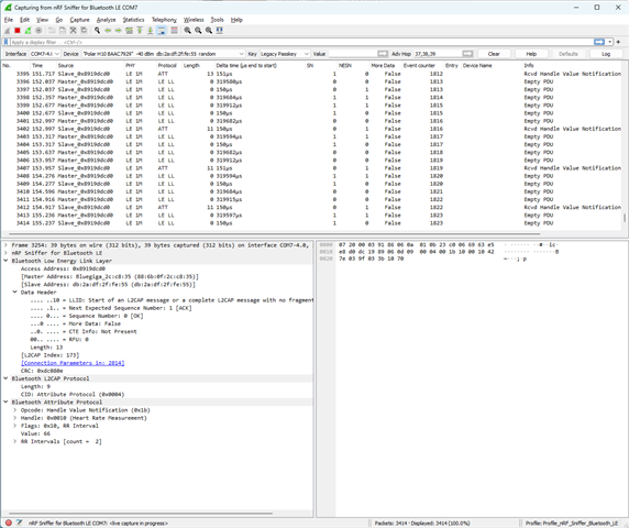 Wireshark not capturing Bluetoorth LE data packets (but does show ... Wireshark not capturing Bluetoorth LE data packets (but does show ...