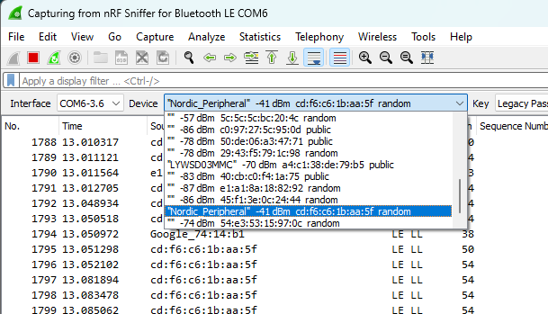 peripheral hids example does not connect to iOS - Nordic Q&A - Nordic DevZone - Nordic DevZone